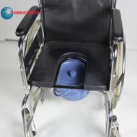 China 2 in 1 Folding Steel Wheelchair with Removable Toilet Bowl Commode Chair 609U for sale