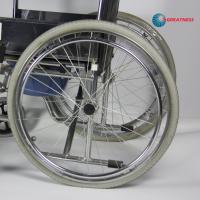 China 2 in 1 Folding Steel Wheelchair with Removable Toilet Bowl Commode Chair 609U for sale