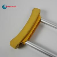 China Multi Size Adjustable Aluminum Axillary Crutch Matte Finish for sale