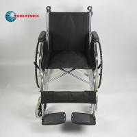 China Lightweight Aluminum Manual Wheelchair 100kg Capacity Double Crossbar QK869L for sale