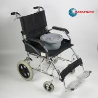 China Lightweight Aluminum Manual Wheelchair 20 Inch Seat Flip Up Armrest Easy Carry Foldable for sale