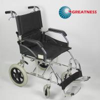 China Customizable Aluminum Manual Wheelchair Foldable Seat Back Lightweight 100kg Capacity for sale