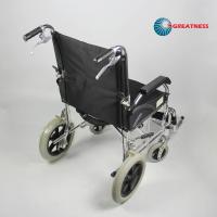 China Customizable Aluminum Manual Wheelchair Foldable Seat Back Lightweight 100kg Capacity for sale