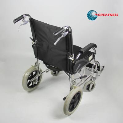 China Customizable Aluminum Manual Wheelchair Foldable Seat Back Lightweight 100kg Capacity for sale