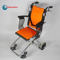 China Compact Aluminum Folding Wheelchair Lightweight 16 Inch Small Wheels Easy Carry for sale