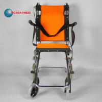 China Compact Aluminum Folding Wheelchair Lightweight 16 Inch Small Wheels Easy Carry for sale
