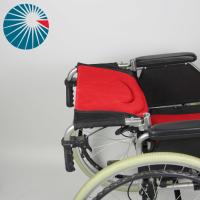 China Foldable Aluminum Manual Wheelchair 46cm Seat Width Flip Up Armrest Drop Back 16kg for sale