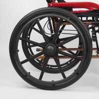 China Lightweight Aluminum Manual Wheelchair Custom Colors Foldable Easy Carry 20 Inch Rear Wheel for sale