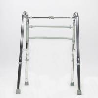China 76cm Height Lightweight Aluminum Walker For Elderly Easy To Fold Walking Aids for sale