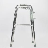 China 76cm Height Lightweight Aluminum Walker For Elderly Easy To Fold Walking Aids for sale