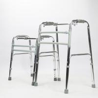 China 76cm Height Lightweight Aluminum Walker For Elderly Easy To Fold Walking Aids for sale