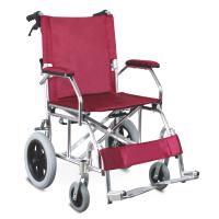 China GT-863L Aluminum Manual Wheelchair Lightweight Foldable 46cm Seat Width Solid Castor for sale