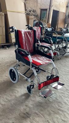 China GT-863L Aluminum Manual Wheelchair Lightweight Foldable 46cm Seat Width Solid Castor for sale