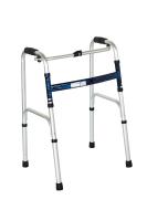China 100kgs Affordable Folding Walking Frames With Wheels For Adults Elderly 2pcs/Ctn for sale