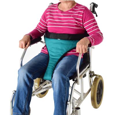 China I Shaped Wheelchair Anti Slip Belt Twill Cotton 2 Layer Reinforced Safety Belt for sale