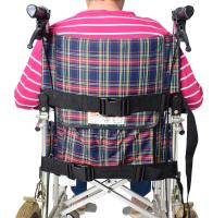 China I Shaped Wheelchair Anti Slip Belt Twill Cotton 2 Layer Reinforced Safety Belt for sale