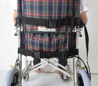 China T-Shaped Anti-Skid Tape Wheelchair Accessories with Padded Sponge and Nylon Webbing for Fall Prevention for sale