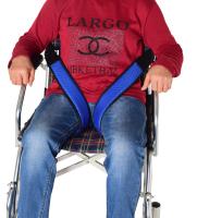 China Custom Sandwich Mesh Wheelchair Safety Belt with Built-in Sponge 2 Inch Width for sale