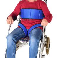 China Custom Sandwich Mesh Wheelchair Safety Belt with Built-in Sponge 2 Inch Width for sale
