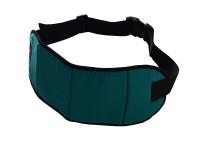 China Green Breathable Mesh Wheelchair Seatbelt with Padded Sponge and Adjustable Elasticity for sale