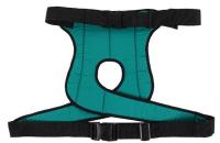 China Green Breathable Mesh Wheelchair Seatbelt with Padded Sponge and Adjustable Elasticity for sale