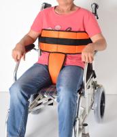 China Orange Color Wheelchair Seat Belt Decompression Sponge for sale