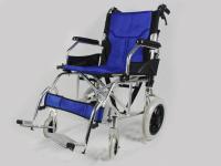 China Foldable Lightweight Aluminum Manual Wheelchair 46cm Seat Width 100kg Capacity Model 863L for sale