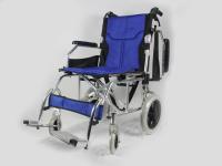 China Foldable Lightweight Aluminum Manual Wheelchair 46cm Seat Width 100kg Capacity Model 863L for sale