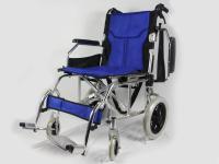 China Foldable Lightweight Aluminum Manual Wheelchair 46cm Seat Width 100kg Capacity Model 863L for sale