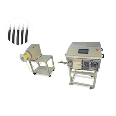 China Large Gauge Coaxial Cable Cutting Stripping Machine 2.3-5.8mm Automatic for sale
