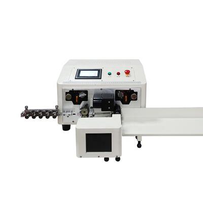 China Double Wires Automatic Cutting Cable Stripping Machine Twisting 6mm2 for sale