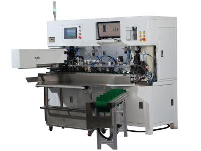 China 16A 3 Pin Plug Insert Crimping Wire Stripper Machine CX-3000B Power Cord Making for sale