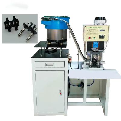 China 2.0T Automatic Vibrating Plate Feeding 3 Pin 2 Pin Plug Terminal Power Cord Plug Cable Crimping Machine for sale