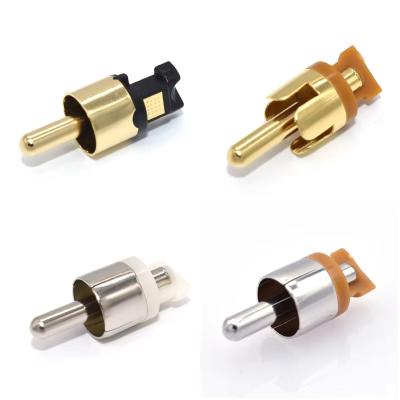 China Customized RCA Plugs Audio Plugs Video Plugs AV Male For AV Cables for sale