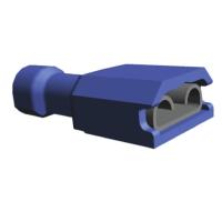 China TE Connectivity 3-520116-2  Ultra-Fast 250 Blue Insulated Female Spade Connector Fully Insulated Male and Female Disconnects for sale