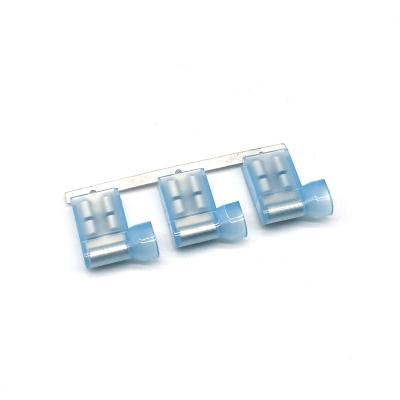 China TE Connectivity Amp Tyco 3-520132-2 Connector Ultra-Fast 250 Quick Disconnects Receptacle 16 14 AWG Flag Brass for sale