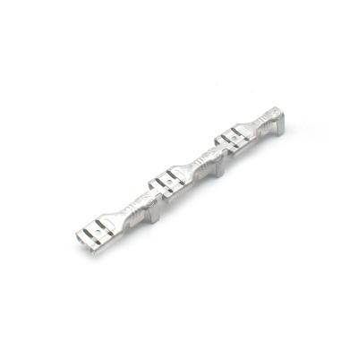 China FASTON 187 Tyco TE Connectivity  Amp 61758-2 Quick Disconnects Receptacle 20 16 AWG Straight Brass Auto Connector for sale