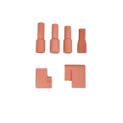 China Custom V1.25 Insulated End Terminal Cap 13mm Copper Cable Lug Soft PVC Vinyl Rubber Pipe Sleeves Covers Tube for sale