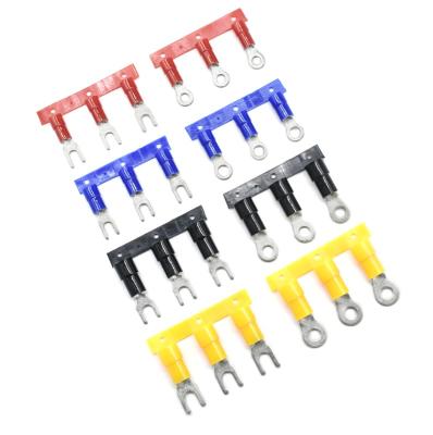 China Customizable 22 16 14 Awg Insulated Spade Terminal Crimp Wire Terminal Copper Lugs Terminal for sale