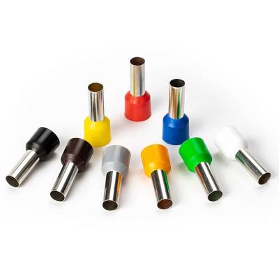 China Multi-Color Insulated Nylon Copper Wire Ferrule Crimp Pin Terminal Tubular Terminal Wiring Accessories Lug for sale