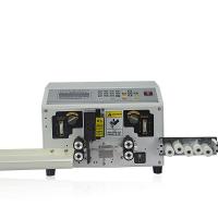 China 4 Wheels 16SQMM Automatic Wire Cutter And Stripper Machine for sale