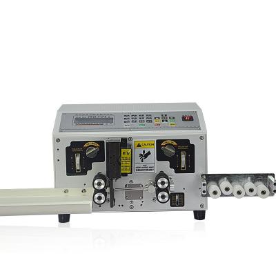 China 4 Wheels 16SQMM Automatic Wire Cutter And Stripper Machine for sale