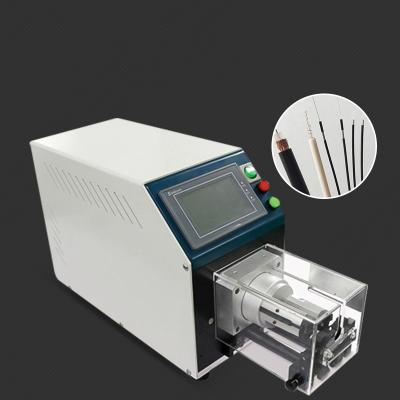 China CX 6806D Semi Automatic Coaxial Cable Stripping Machine Dia 1.5mm-9.5mm Wire for sale