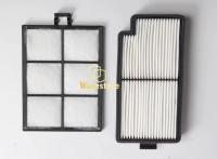 China Komatsu Series Excavator Internal And External Air Conditioning Filters for sale