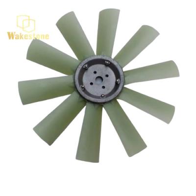 China Liugong 915C Excavator Fan Blades For Heat Dissipation And Temperature Reduction 4 Hole 10 Blades for sale