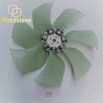 China Liugong 922 Excavator High Quality Fan Blades 4 Holes 7 Blades for sale