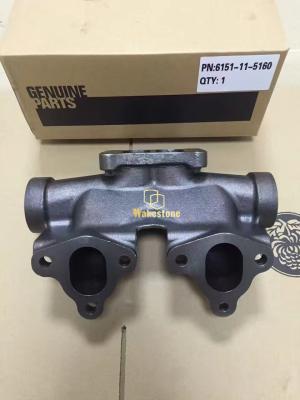 China 6151-11-5160 Excavator 6D125 Engine Parts Exhaust Manifold For PC300-3 PC400 for sale