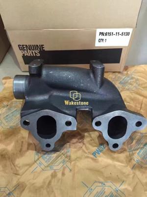 China 6151-11-5130  Excavator 6D125 Engine Parts Exhaust Manifold  For Komatsu PC400-7 WA450-3MC WA470-3 for sale