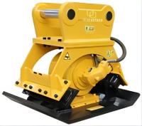 China Vibration Proof Hydraulic Plate Compactor For Excavator 45 Degree Inclined for sale
