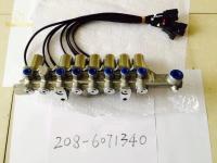 China 208-60-71340 Valve Assembly Solenoid Valve Assembly For Komatsu Excavator PC400LC-7 for sale